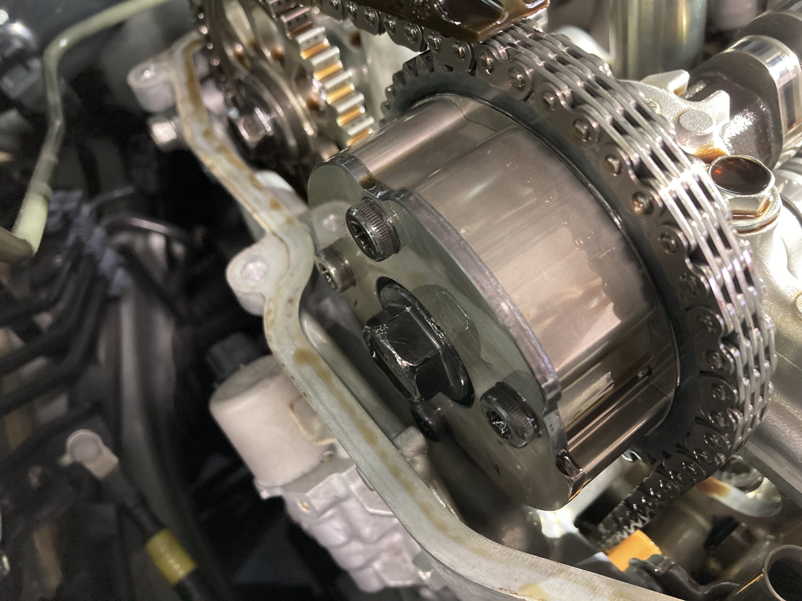 エンジン異音でお預かり。フリードのVTCアクチュエーターを交換しました | てっちゃんのひとりごと